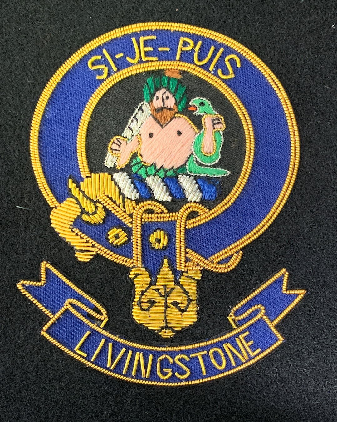 Livingstone Scottish Clan Embroidered Crest - Etsy