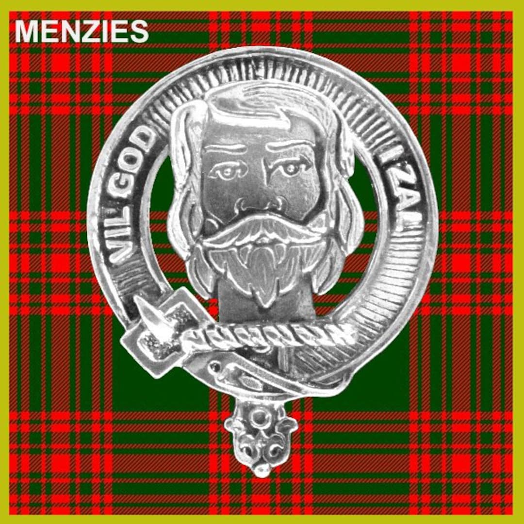 Menzies Clan Crest Scottish Cap Badge CB02 - Etsy