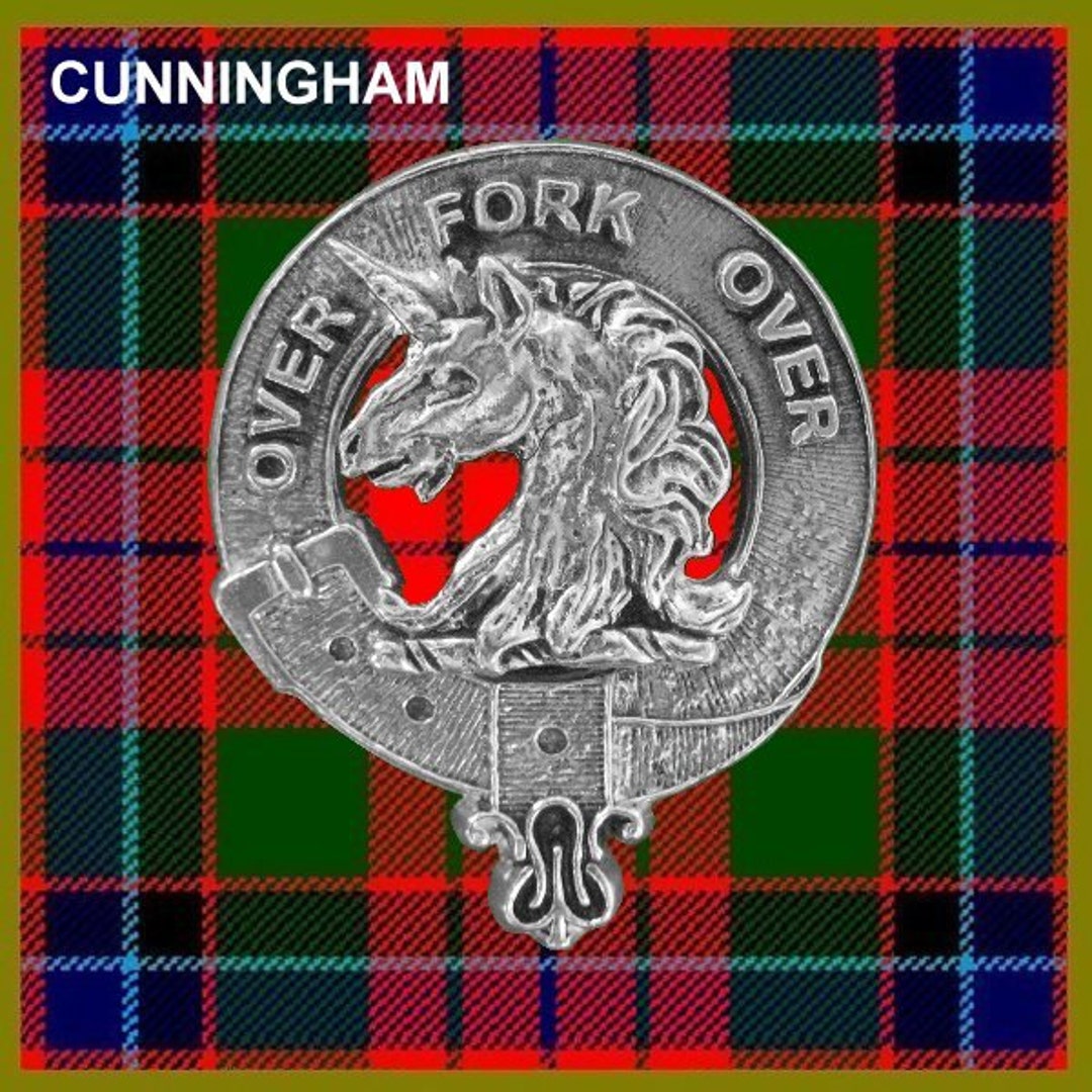 Cunningham Clan Crest Scottish Pewter Cap Badge CB01 - Etsy