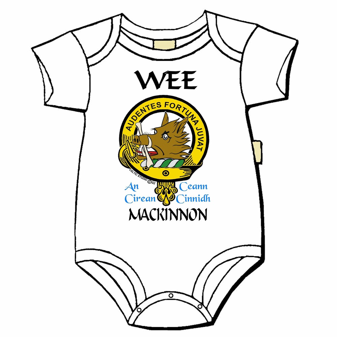Mackinnon Scottish Clan Crest Baby Jumper - Etsy