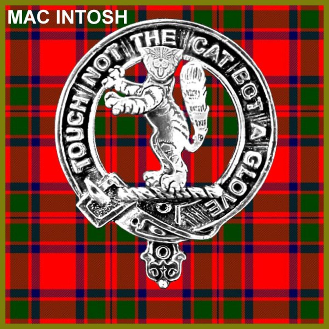 Macintosh Clan Crest Scottish Cap Badge CB02 - Etsy