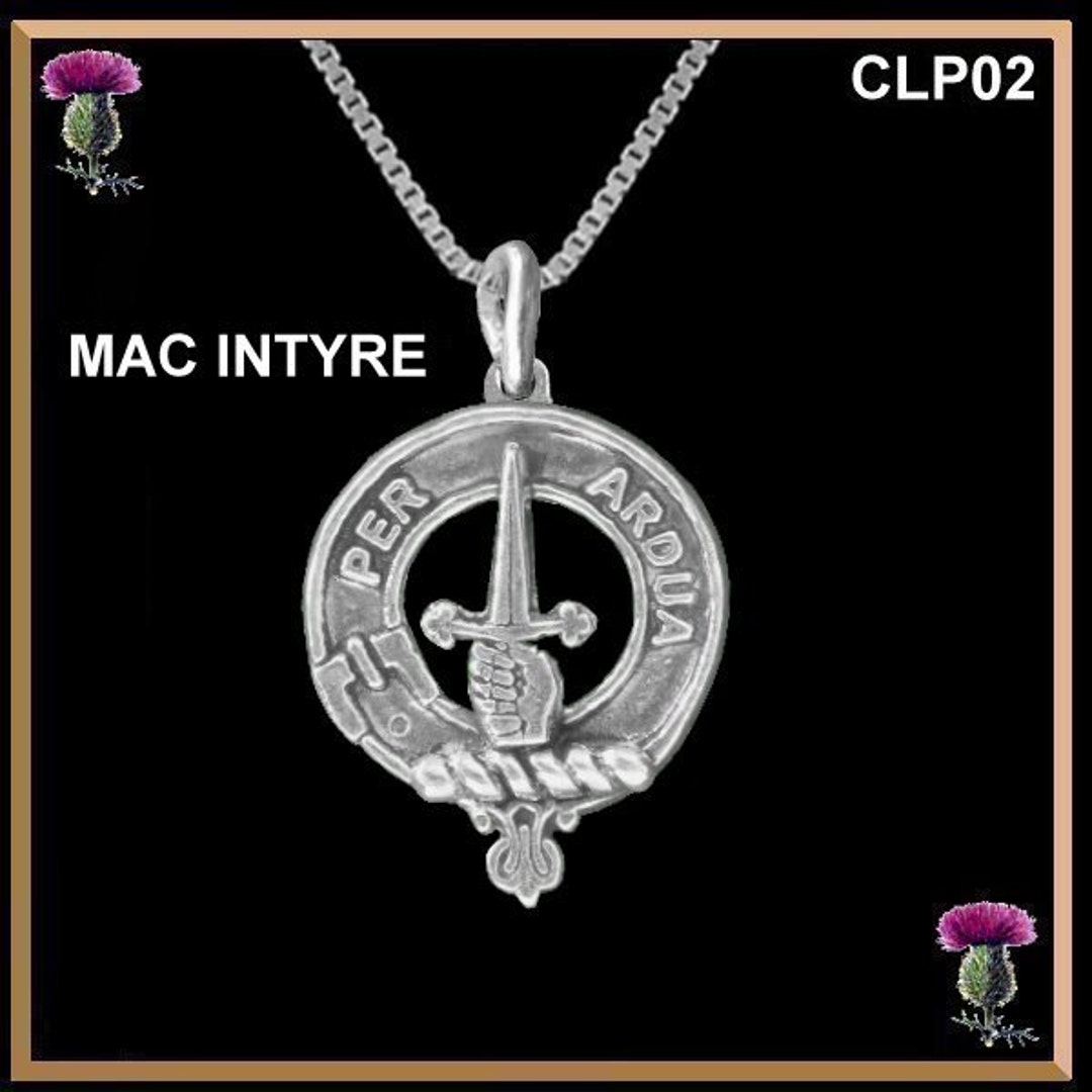 Macintyre Clan Crest Scottish Pendant CLP02 - Etsy