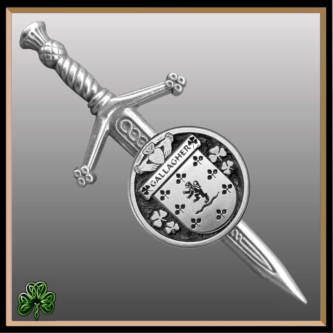 Gallagher Irish Small Disk Kilt Pin ~ ISKP01 - Etsy