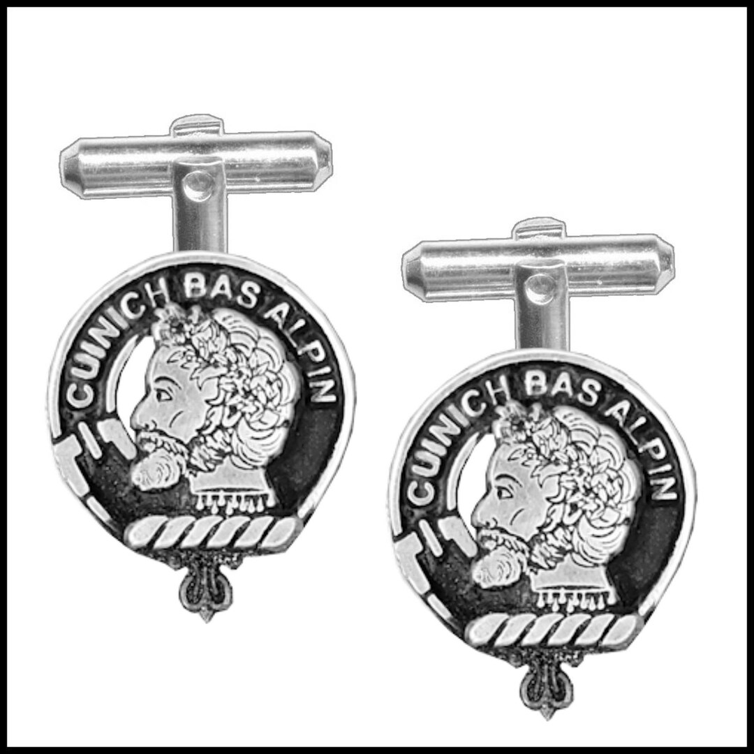 Macalpine Scottish Clan Crest Cufflinks - Etsy