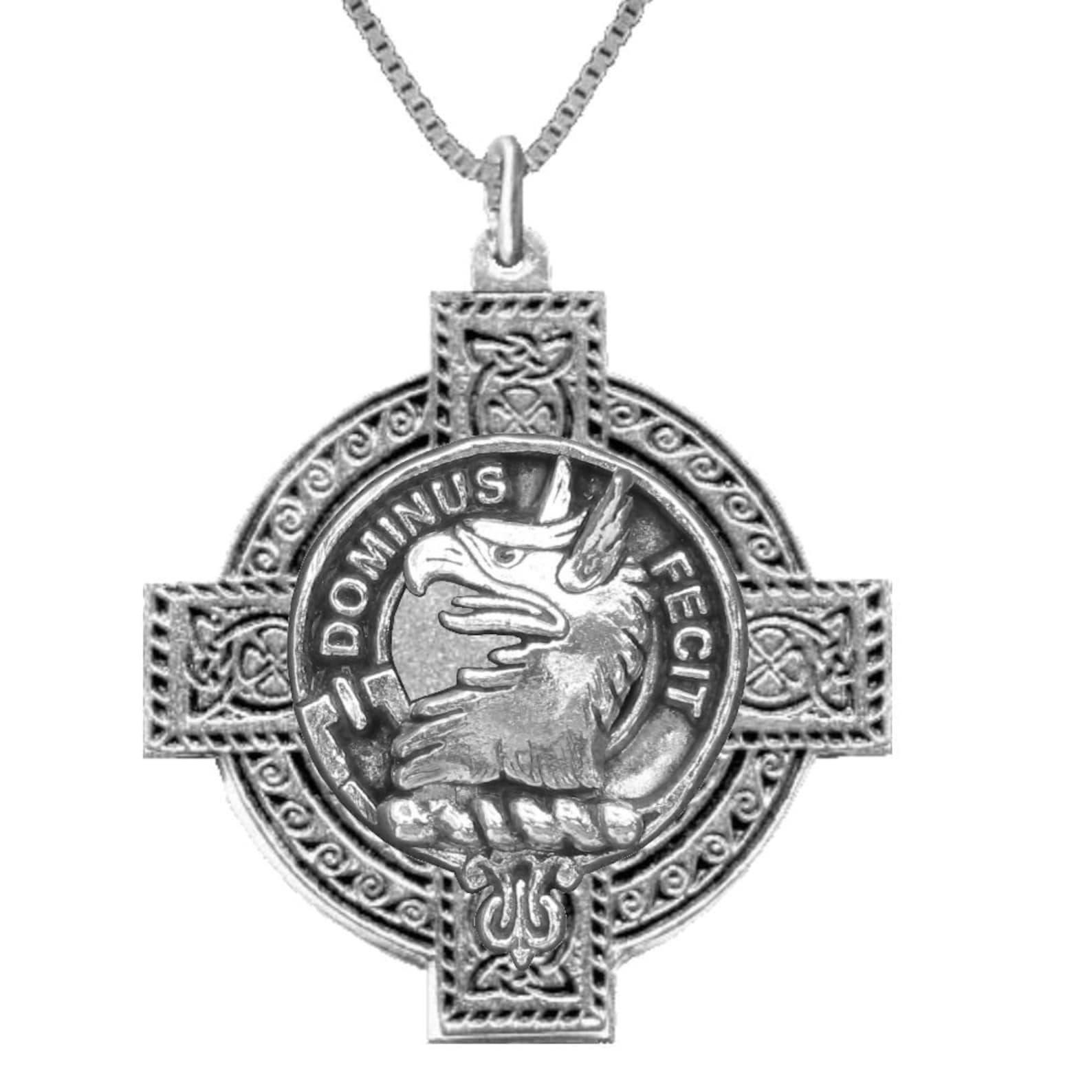 Baird Clan Crest Celtic Cross Pendant Scottish ~ CLP04 - Etsy