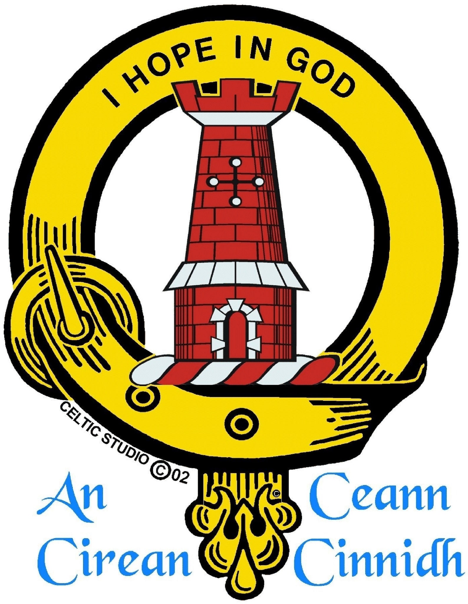 Macnaughton Clan Crest Scottish Pendant CLP02 - Etsy