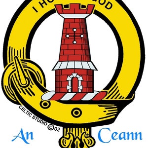 Macnaughton Clan Crest Scottish Pendant CLP02 - Etsy