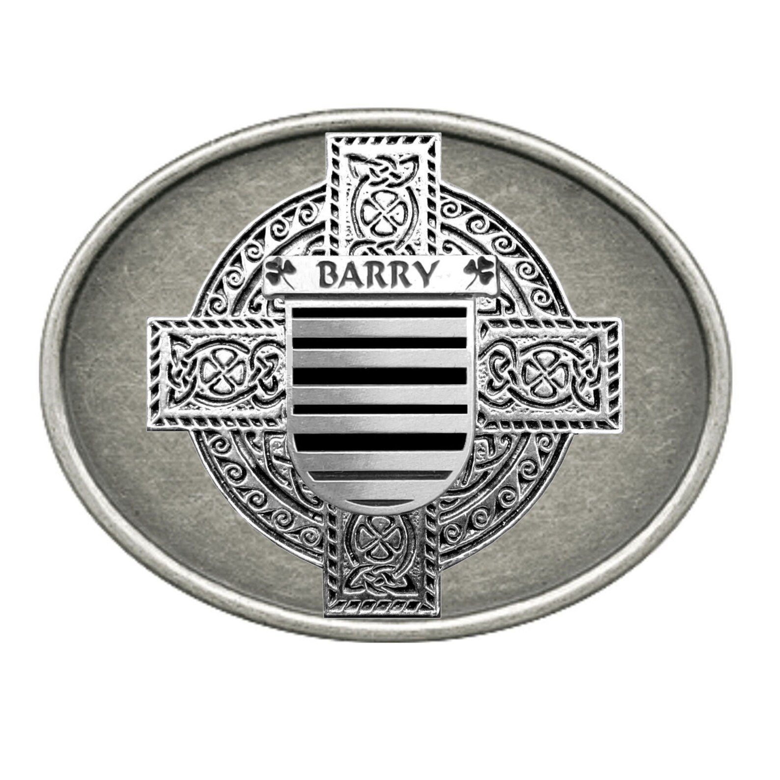 Barry Irish Coat of Arms Regular Buckle - Etsy