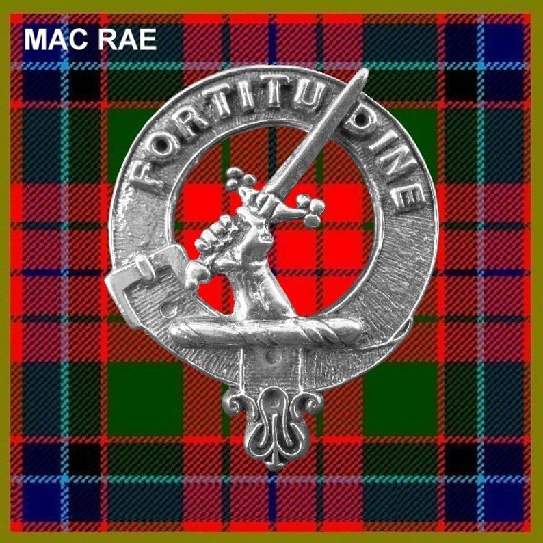 Macrae Clan Crest Scottish Pewter Cap Badge CB01 - Etsy