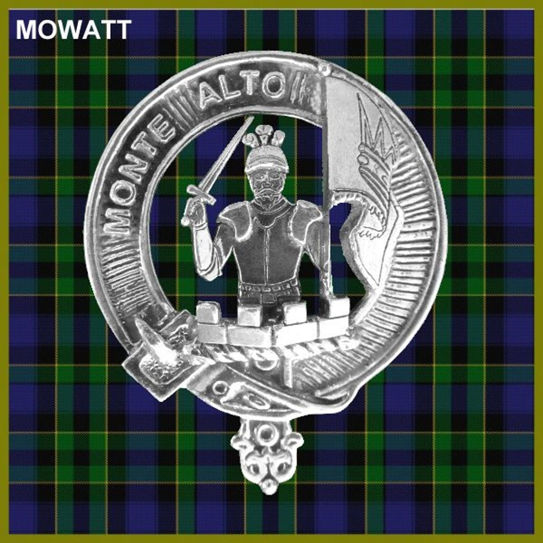 Mowat Clan Crest Scottish Cap Badge CB02 - Etsy