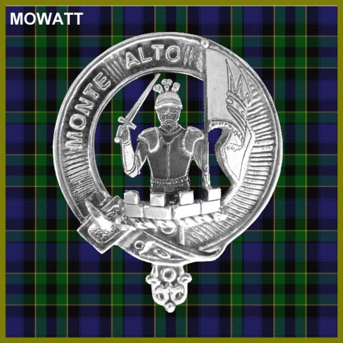 Mowat Clan Crest Scottish Cap Badge CB02 - Etsy