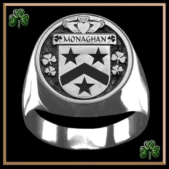 Monaghan Irish Coat of Arms Gents Ring IC100 - Etsy UK
