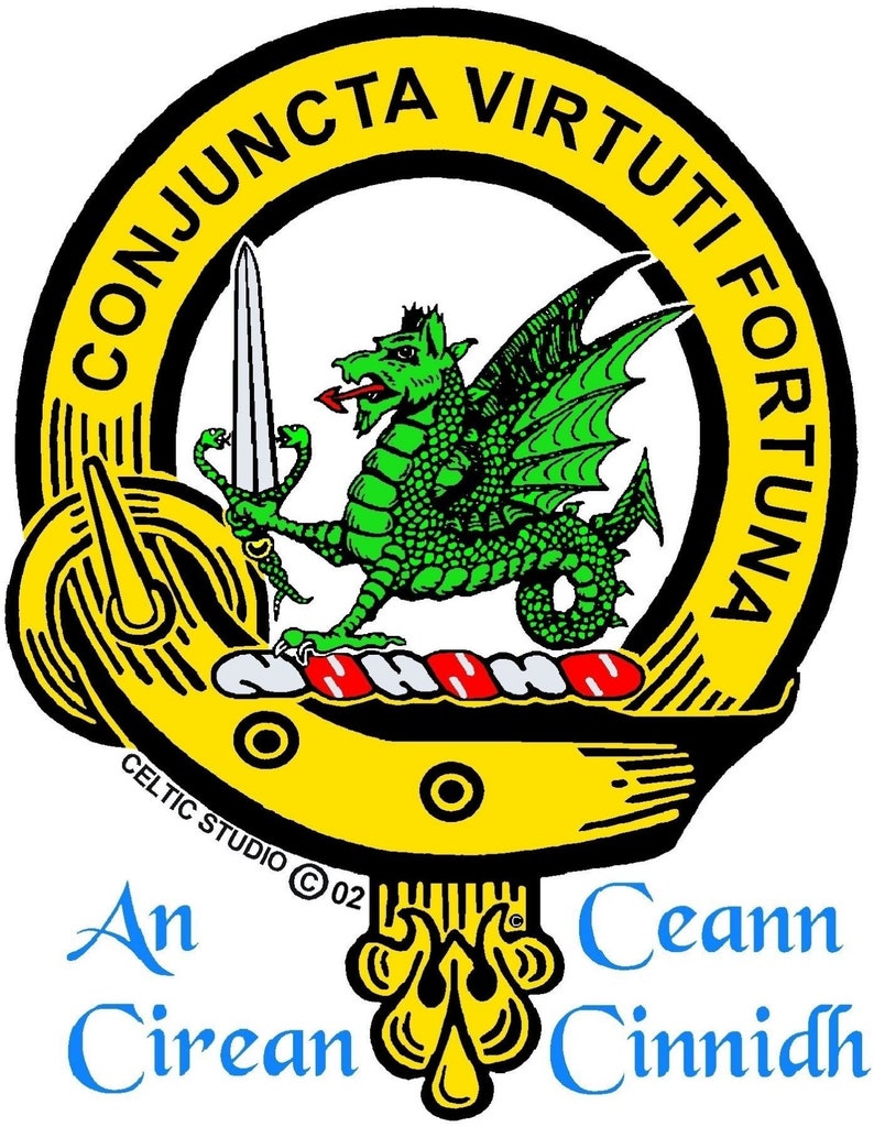 Macbeth Clan Crest Scottish Cap Badge CB02 - Etsy UK