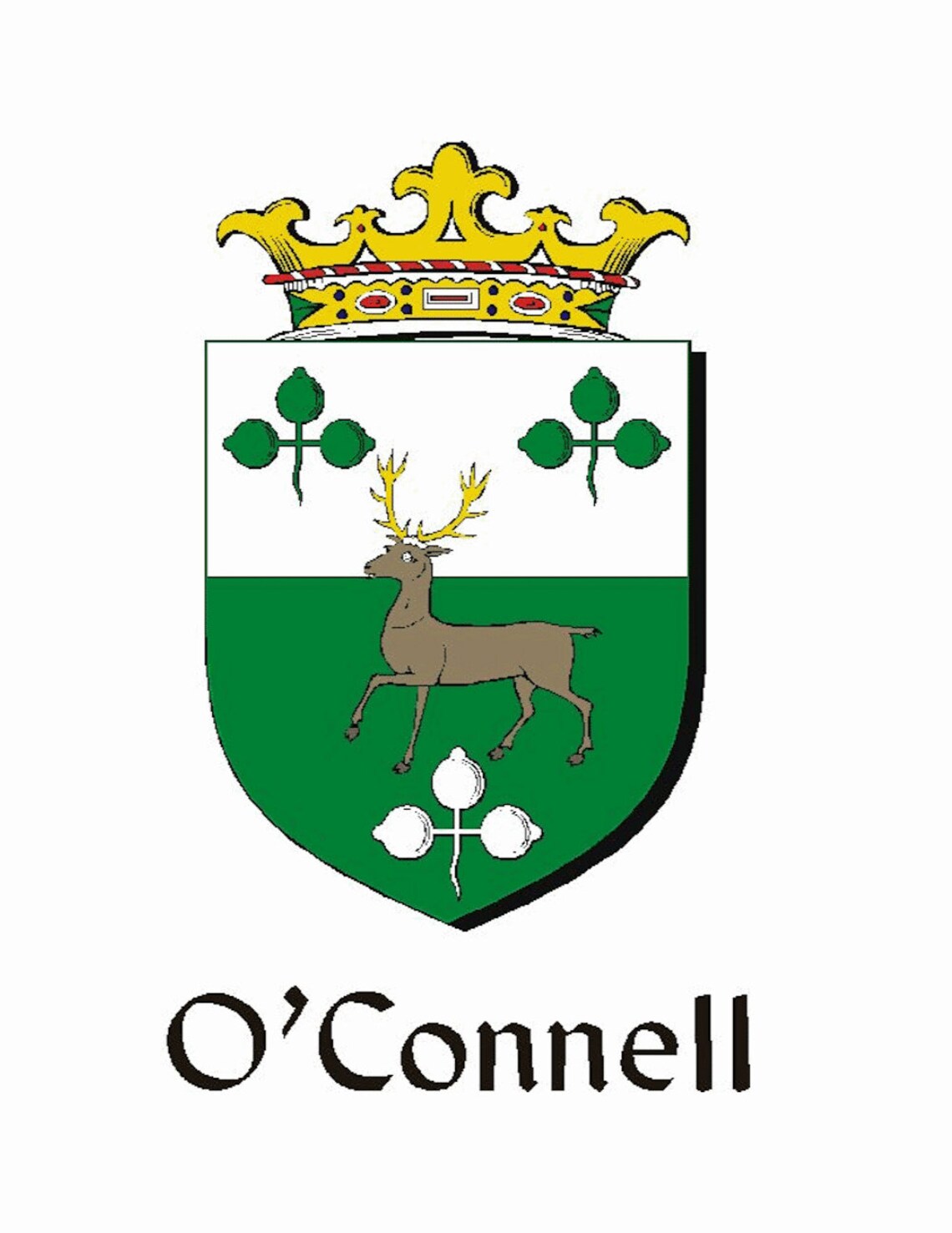 Mcconnell Irish Coat of Arms Regular Buckle - Etsy