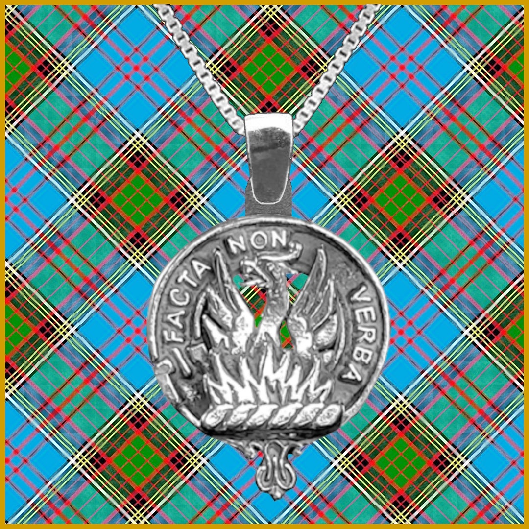 Snodgrass Large 1" Scottish Clan Crest Pendant - Sterling Silver - Etsy