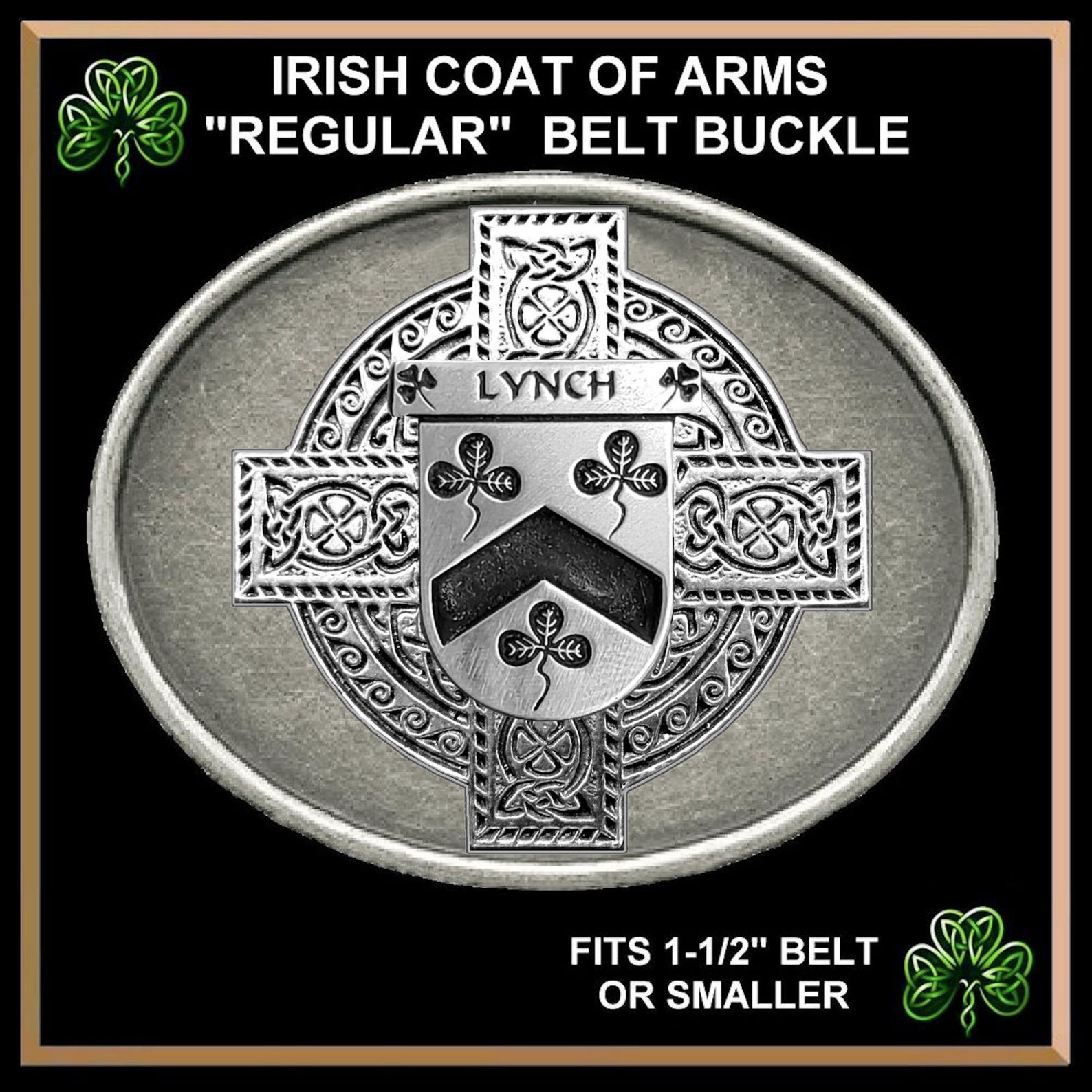 Lynch Irish Coat of Arms Regular Buckle - Etsy