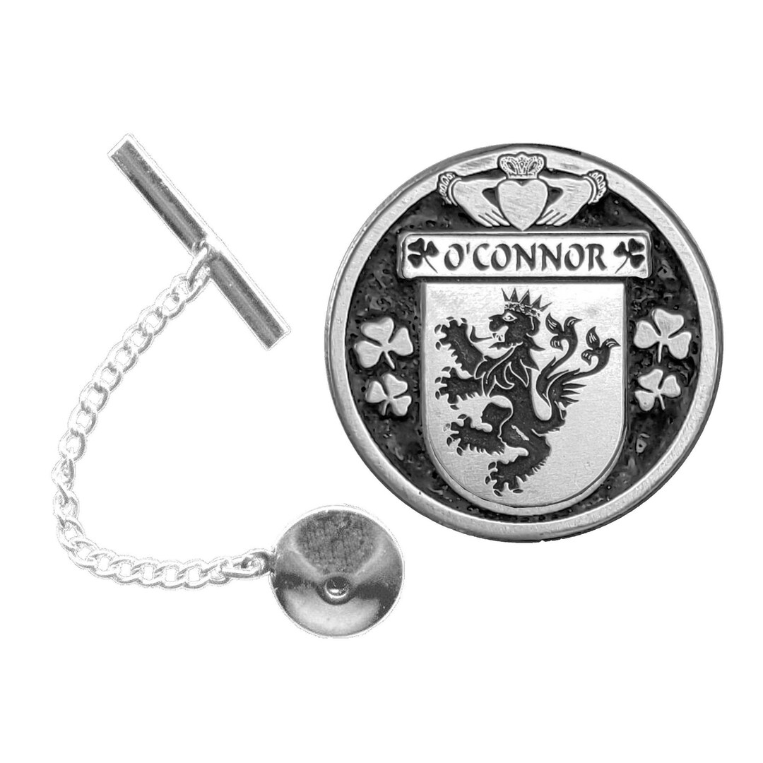 O'connor Kerry Irish Coat of Arms Disk Lapel Pin/ Tie Tack - Etsy