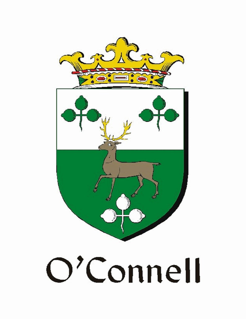 Mcconnell Irish Coat of Arms Celtic Cross Badge - Etsy