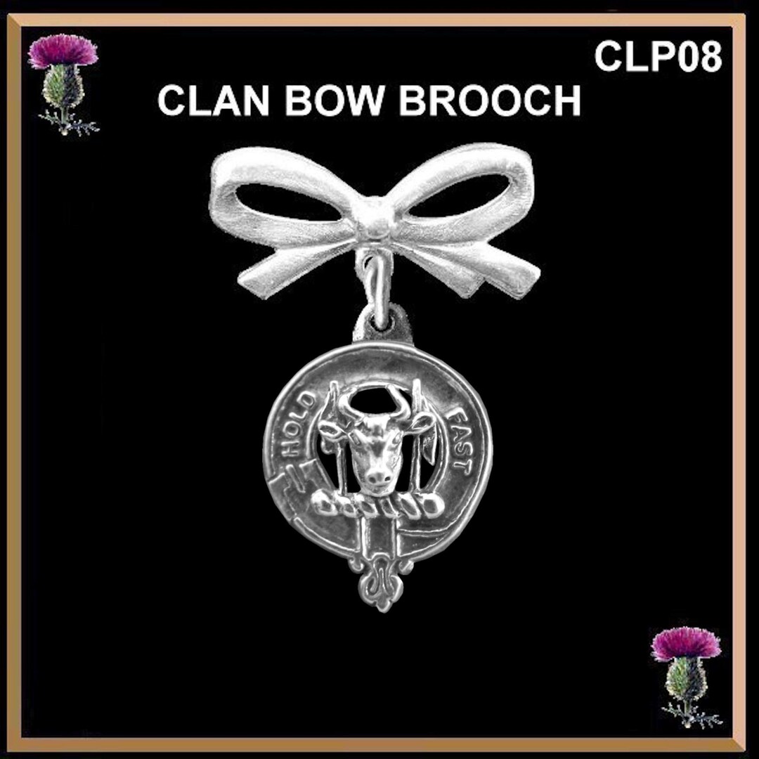 Macleod (harris) Scottish Clan Bow Brooch - Etsy