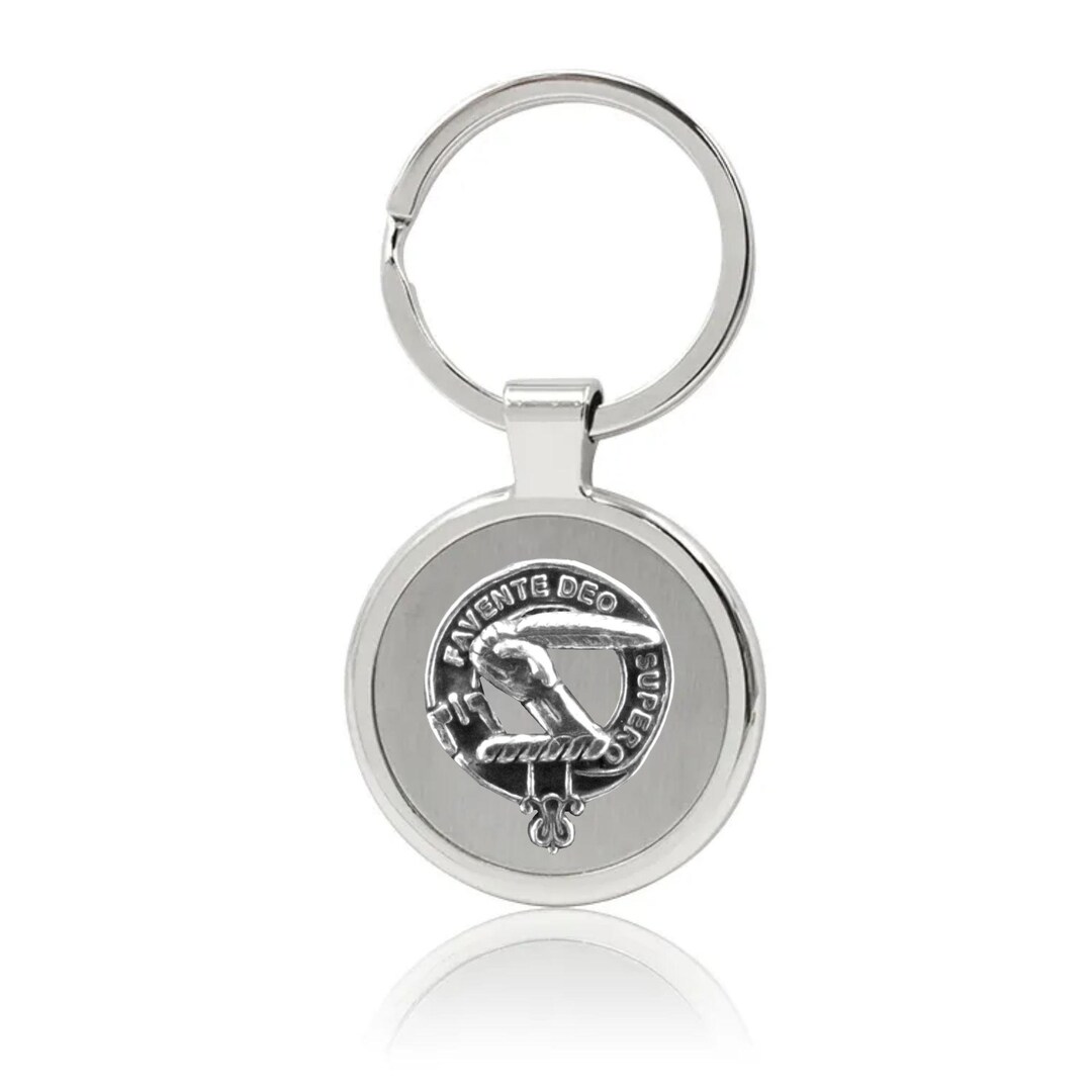 Mitchell Clan Crest Stainless Steel Key Ring - Etsy