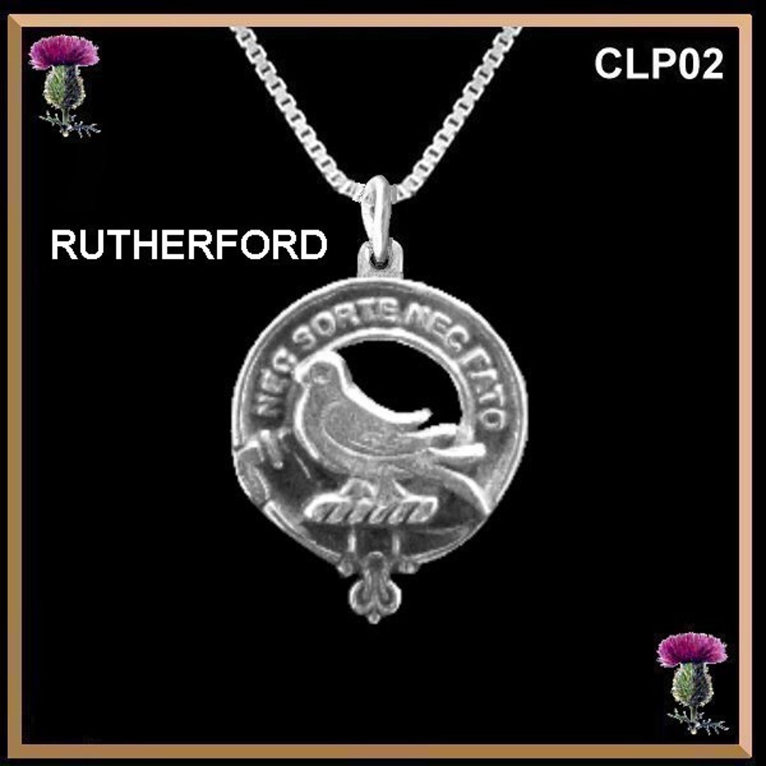 Rutherford Clan Crest Scottish Pendant CLP02 - Etsy