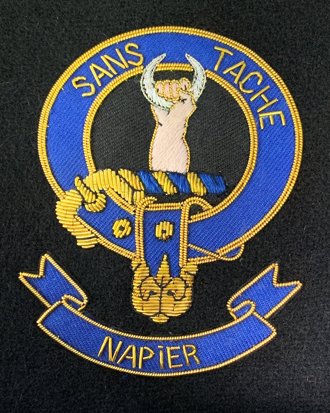 Napier Scottish Clan Embroidered Crest - Etsy
