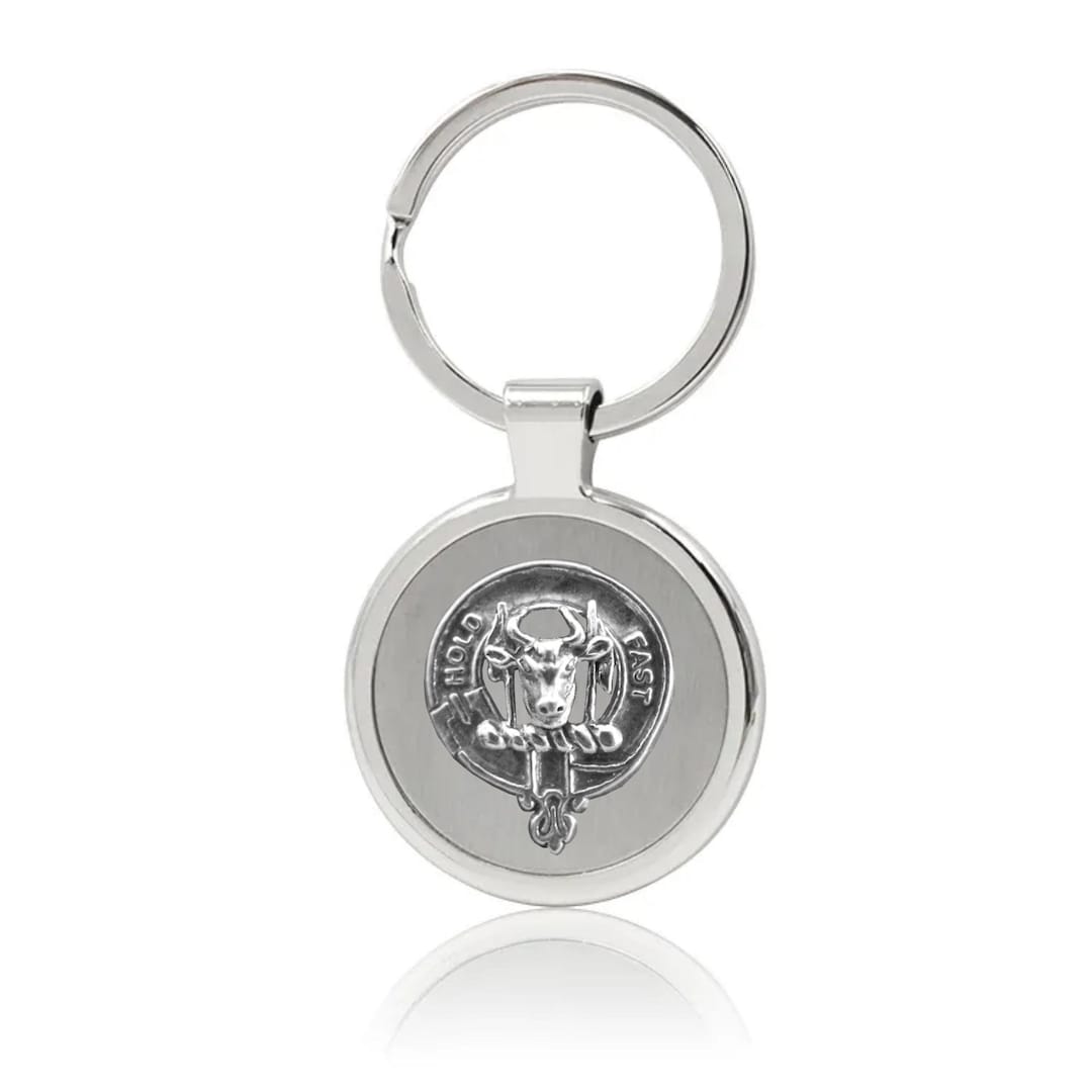 Macleod (harris) Clan Crest Stainless Steel Key Ring - Etsy