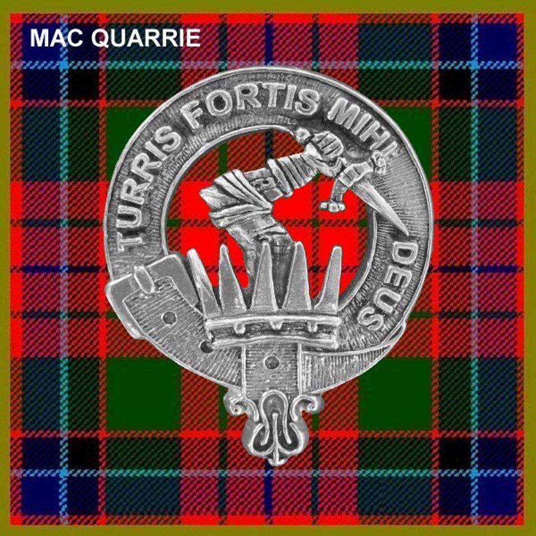 Macquarrie Clan Crest Scottish Pewter Cap Badge CB01 - Etsy