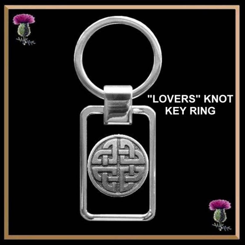 Lovers Knot Stainless Steel Key Ring - Etsy