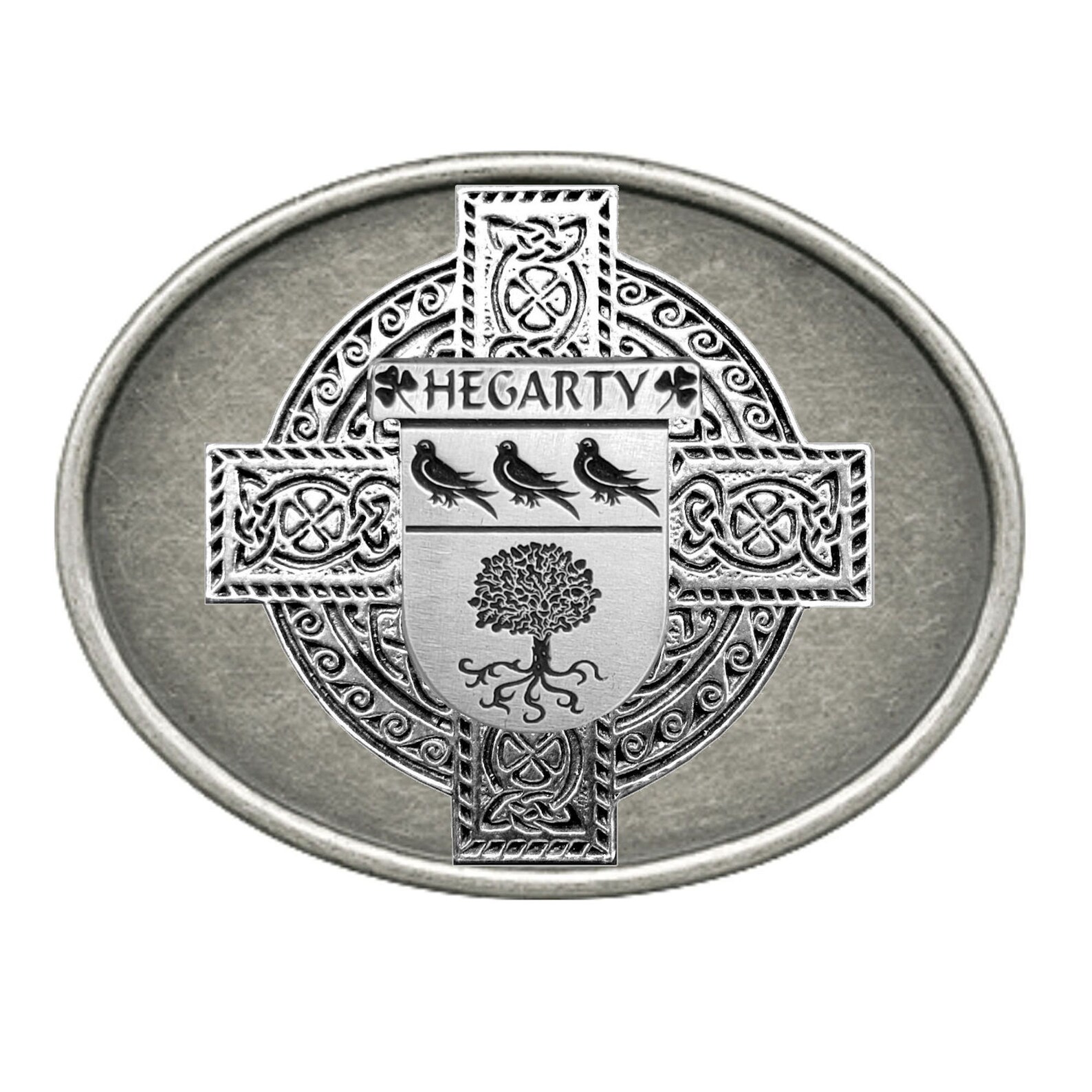 Hegarty Irish Coat of Arms Regular Buckle - Etsy