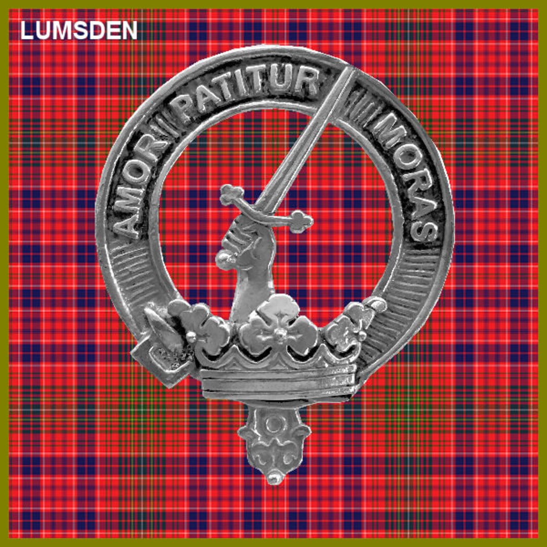 Lumsden Clan Crest Scottish Cap Badge CB02 - Etsy