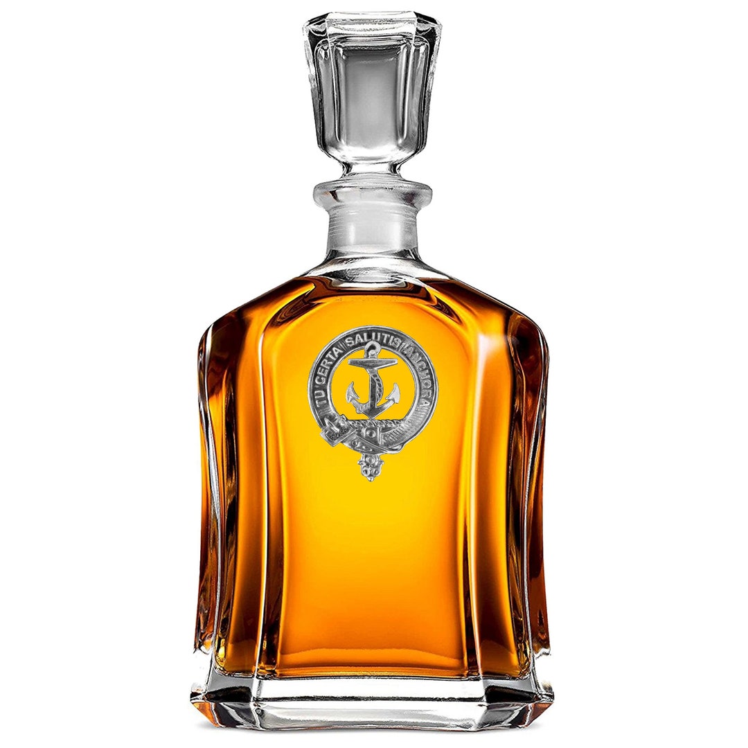 Gillespie Clan Crest Badge Whiskey Decanter - Etsy