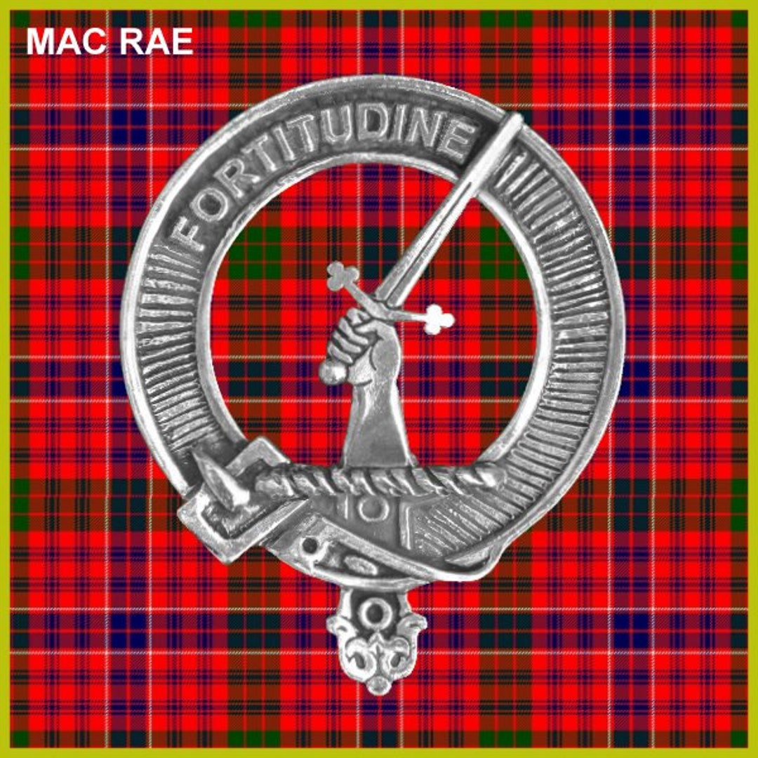Macrae Clan Crest Scottish Cap Badge CB02 - Etsy