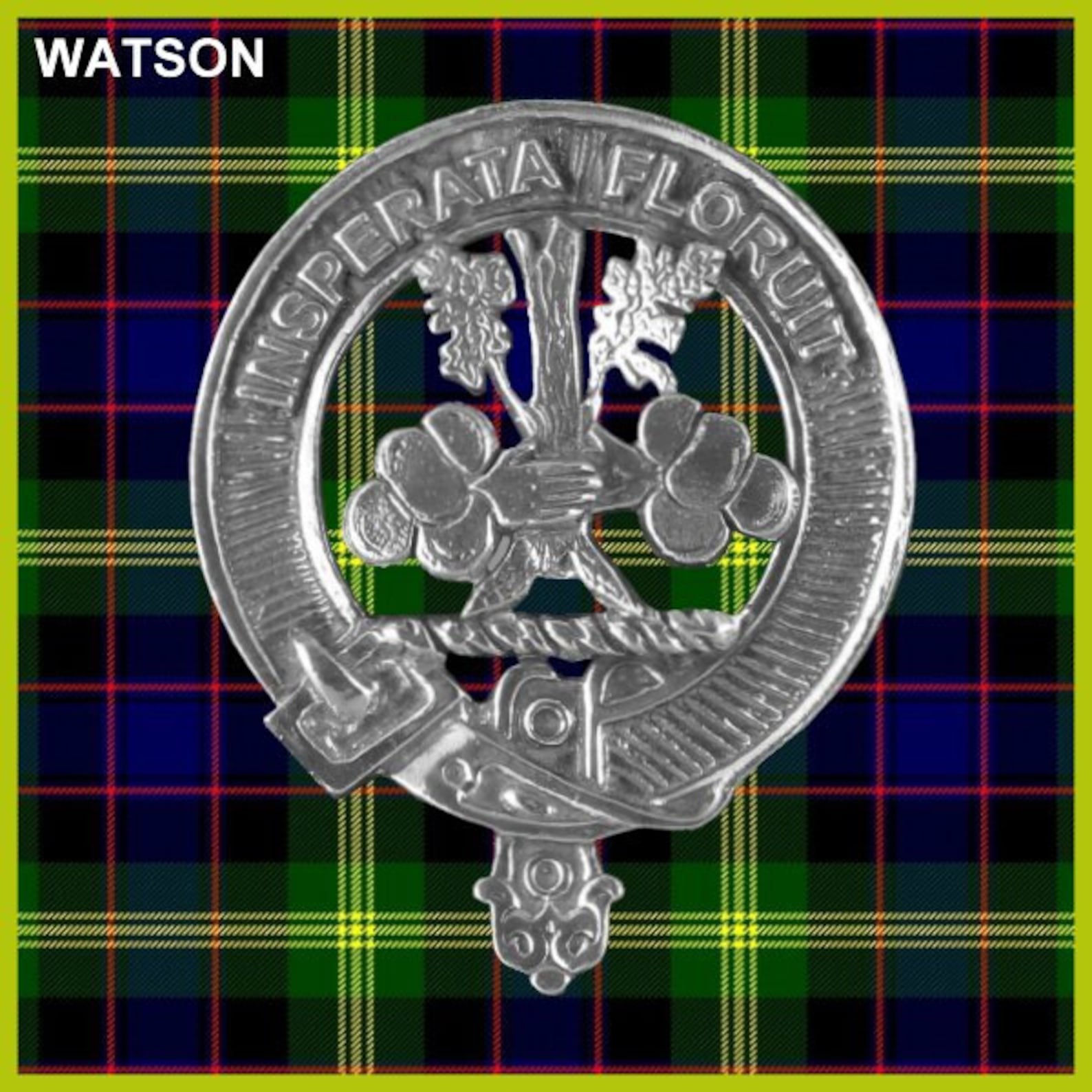 Watson Clan Crest Scottish Cap Badge CB02 - Etsy