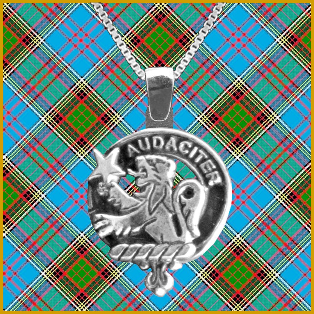 Ewing Large 1" Scottish Clan Crest Pendant - Sterling Silver - Etsy