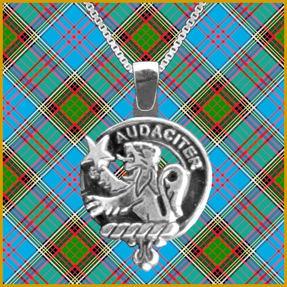 Ewing Large 1 Scottish Clan Crest Pendant Sterling | Etsy