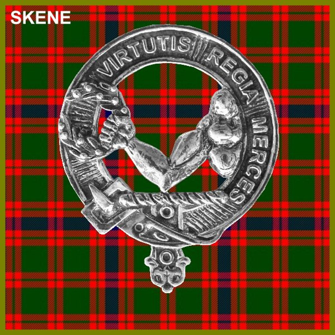 Skene Clan Crest Scottish Cap Badge CB02 - Etsy