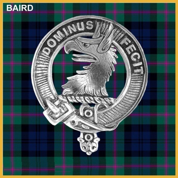 Baird Clan Crest Scottish Cap Badge CB02 - Etsy