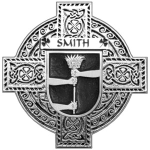 Smith Irish Coat of Arms Celtic Cross Badge - Etsy