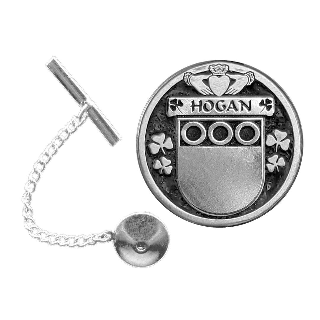 Hogan Irish Coat of Arms Disk Lapel Pin/ Tie Tack - Etsy
