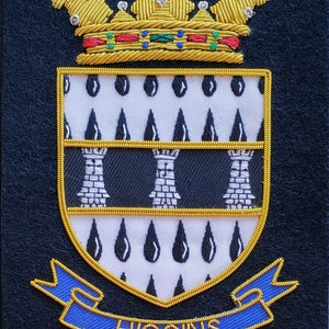 Higgins Irish Coat of Arms Embroidered Crest - Etsy