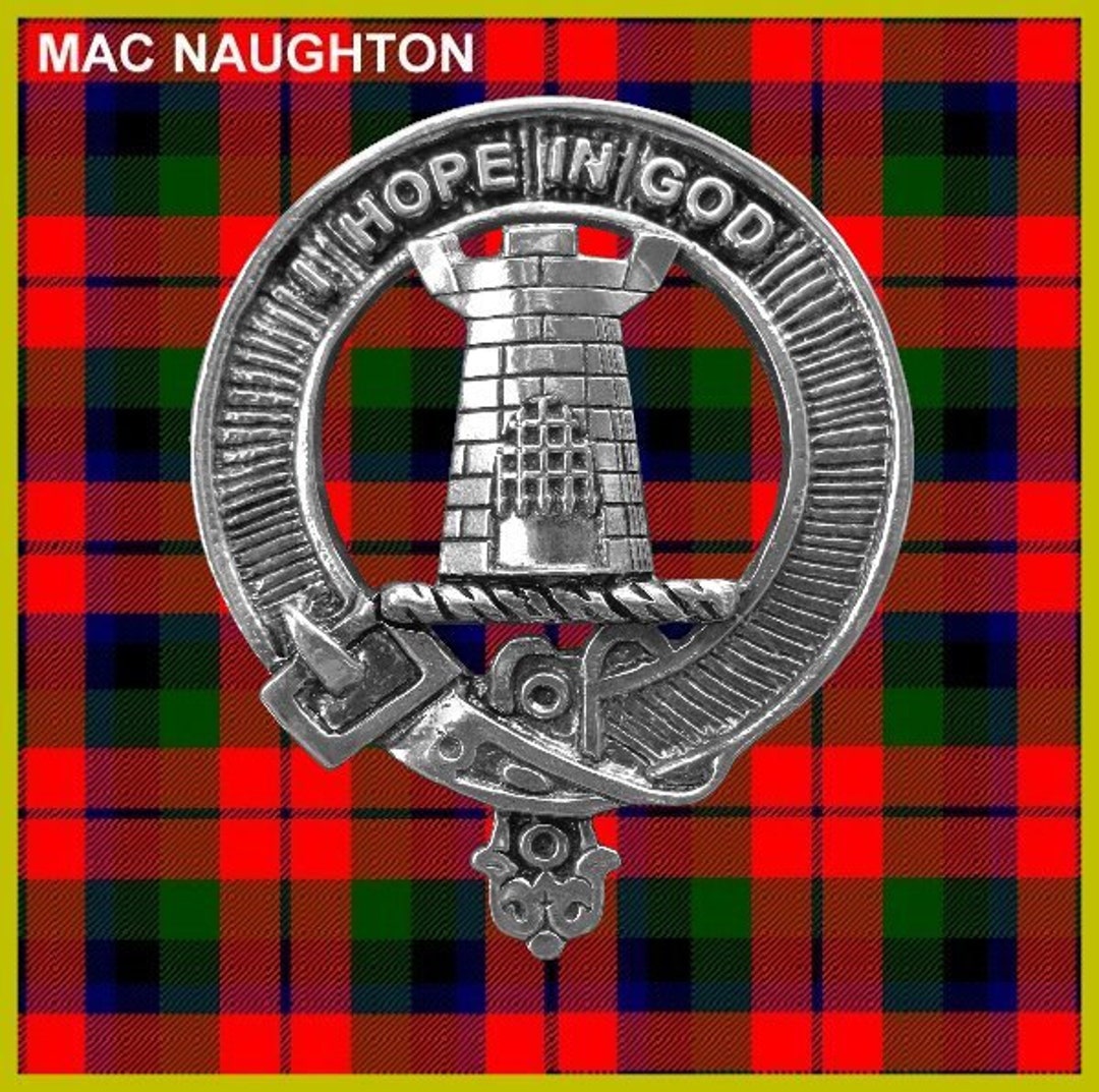 Macnaughton Clan Crest Scottish Cap Badge CB02 - Etsy