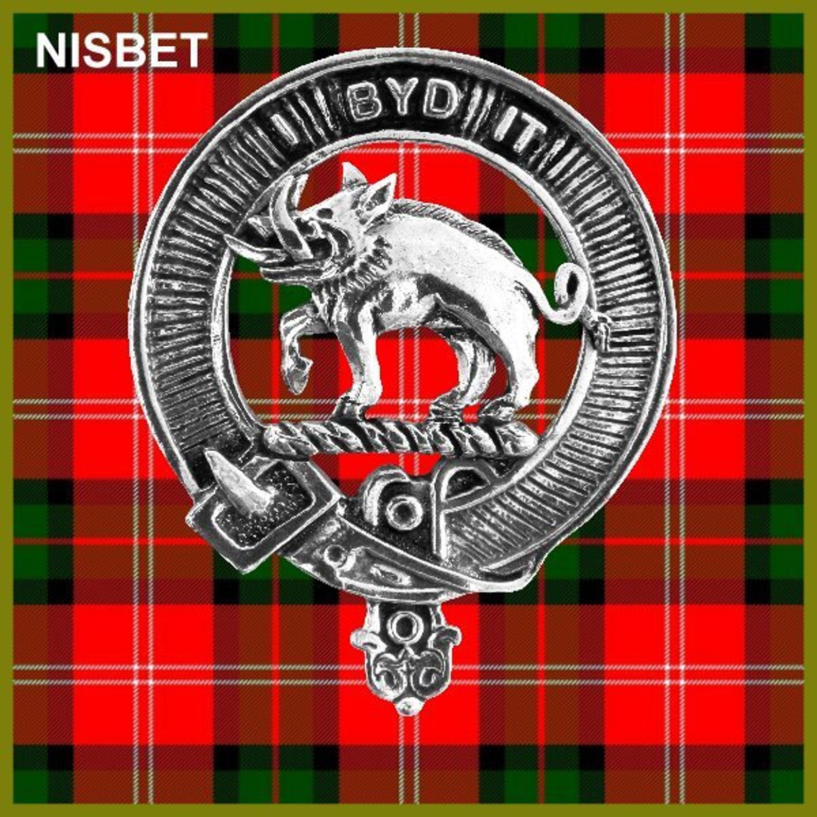 Nisbet Clan Crest Scottish Cap Badge CB02 - Etsy
