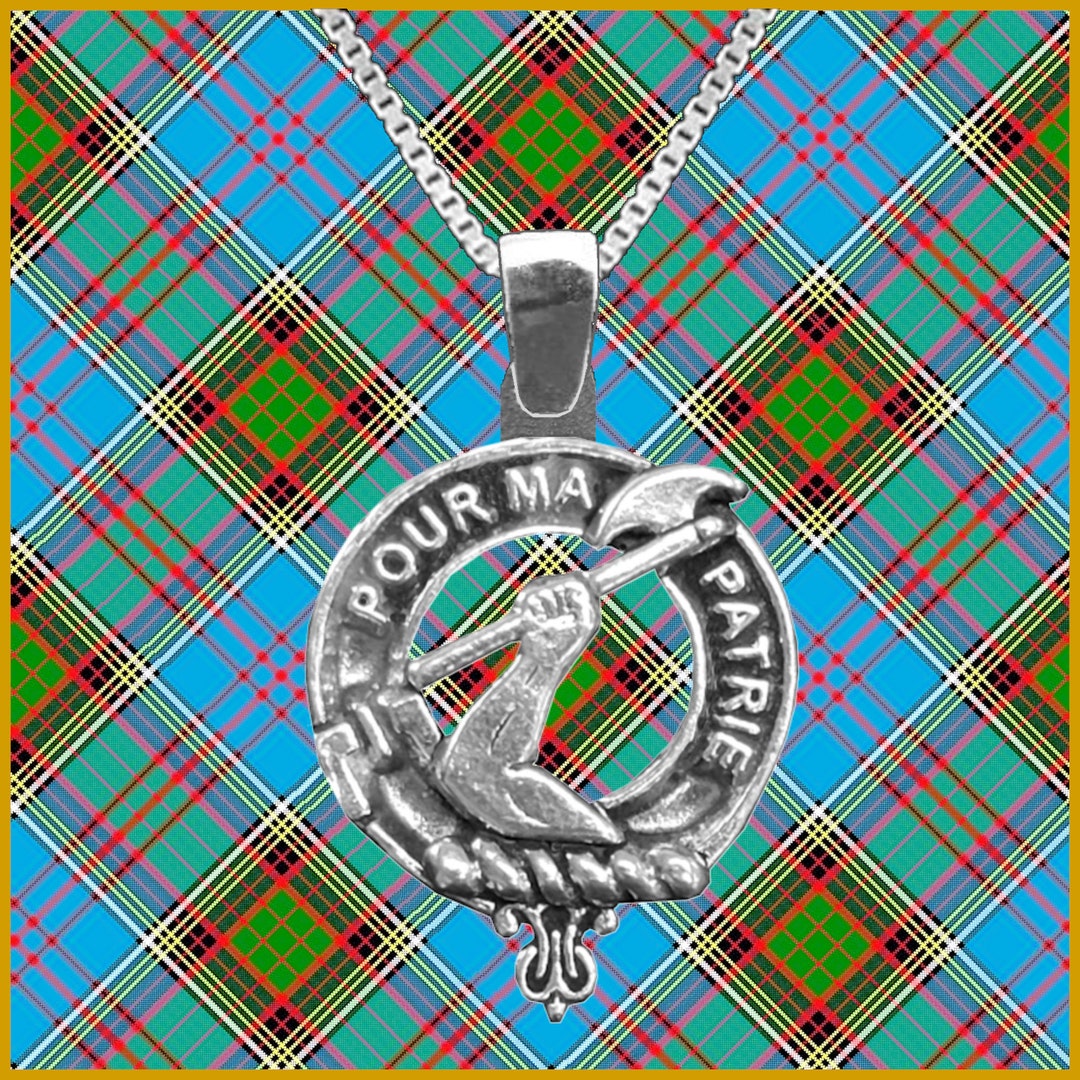 Cooper Large 1" Scottish Clan Crest Pendant - Sterling Silver - Etsy