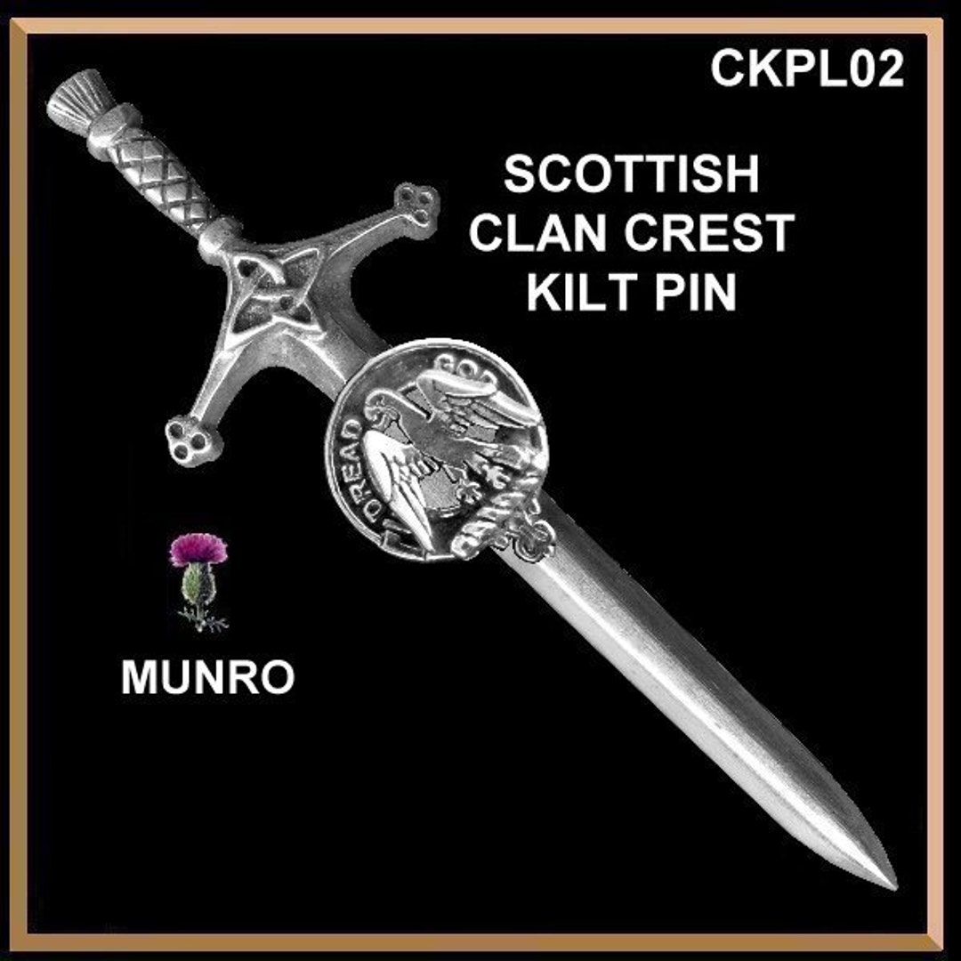 Munro Clan Crest Kilt Pin, Scottish Pin ~ CKP02 - Etsy