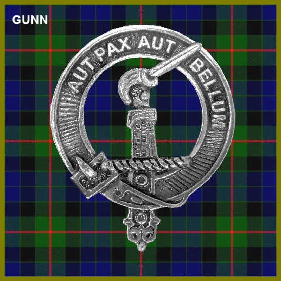 Gunn New Clan Crest Scottish Cap Badge CB02 - Etsy
