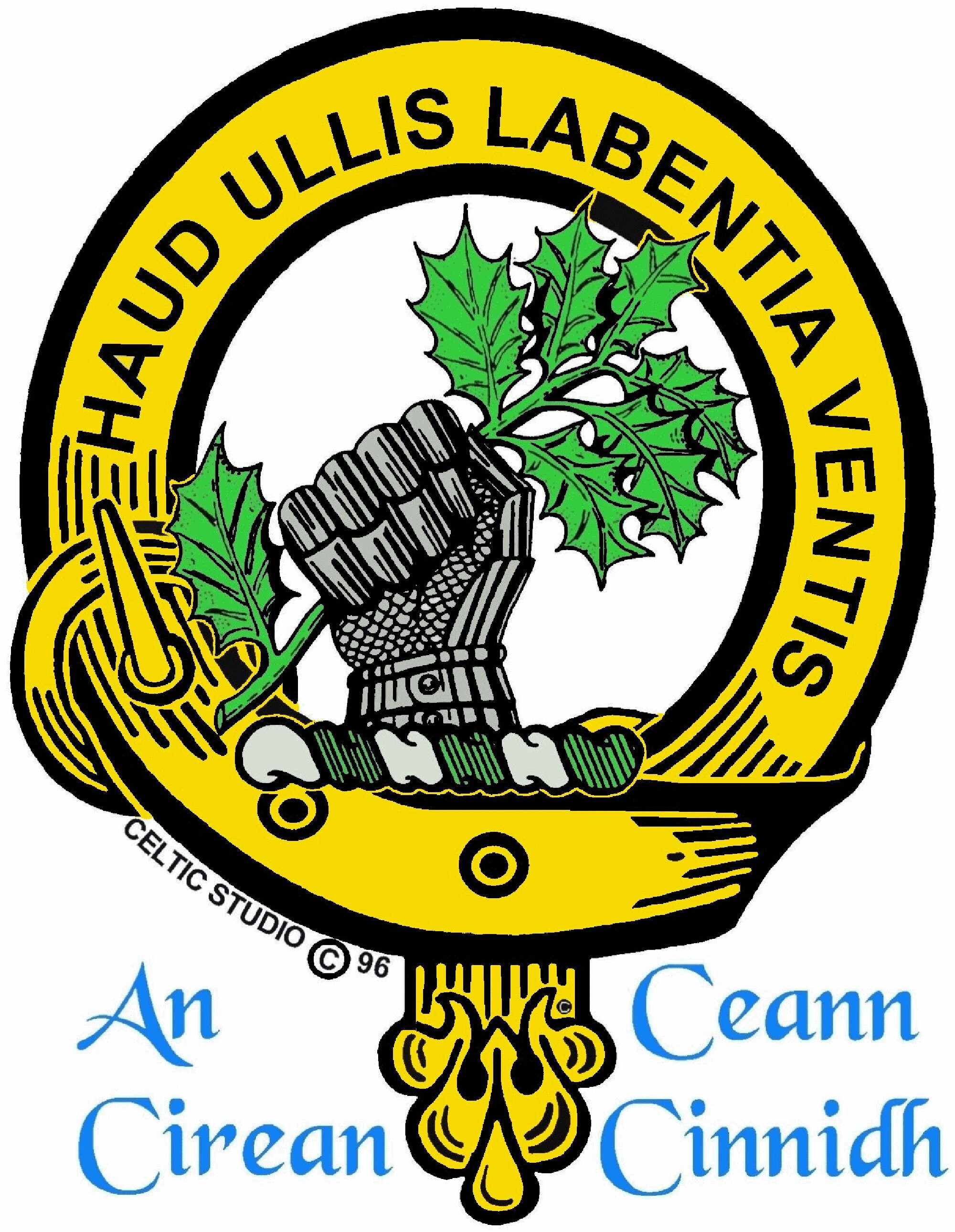 Irvine (bonshaw) Scottish Clan Embroidered Crest - Etsy