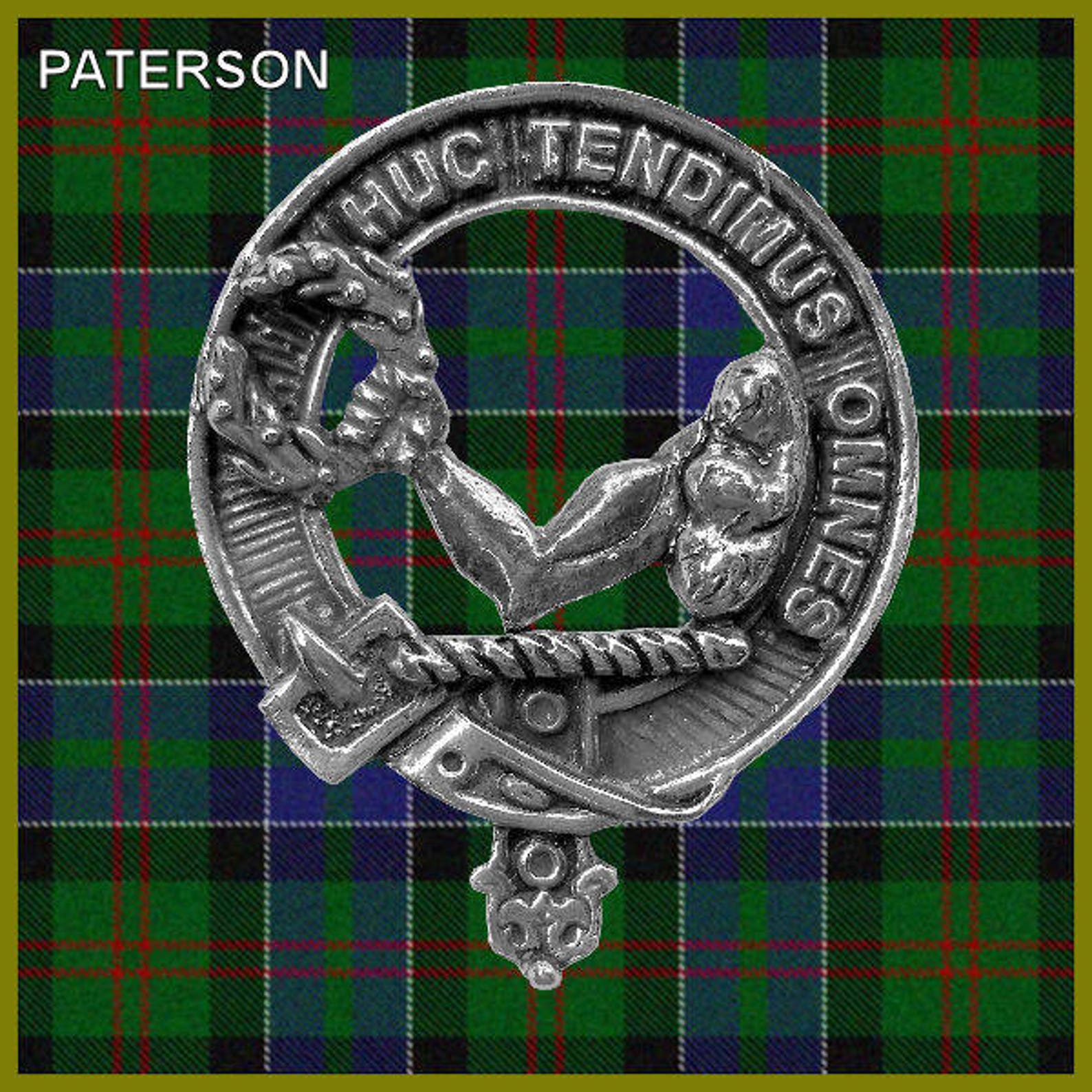 Paterson Clan Crest Scottish Cap Badge CB02 | Etsy