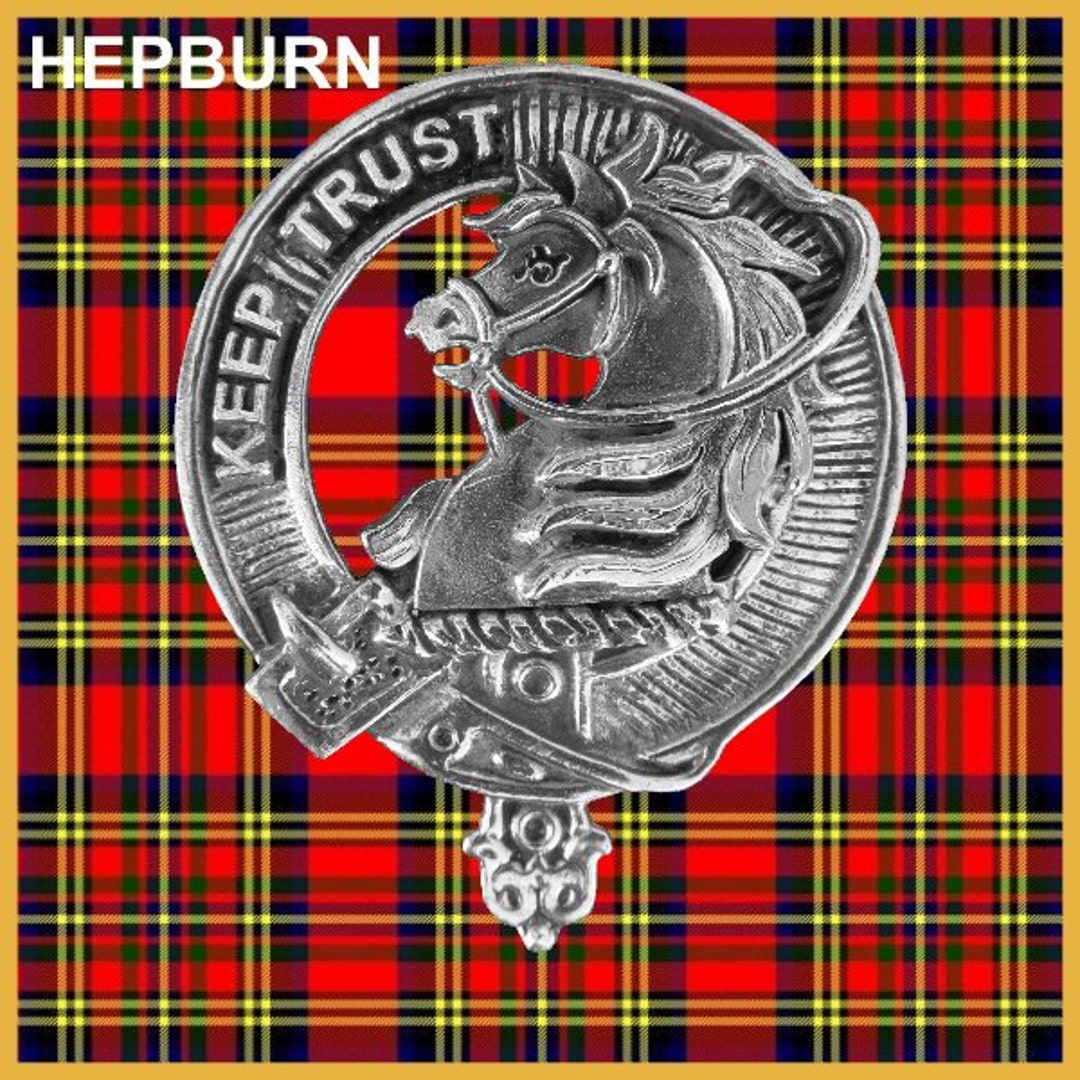 Hepburn Clan Crest Scottish Cap Badge CB02 - Etsy