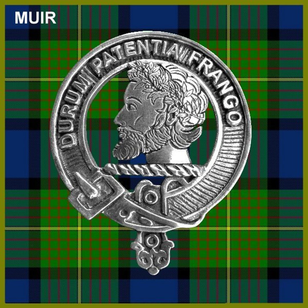 Muir Clan Crest Scottish Cap Badge CB02 - Etsy